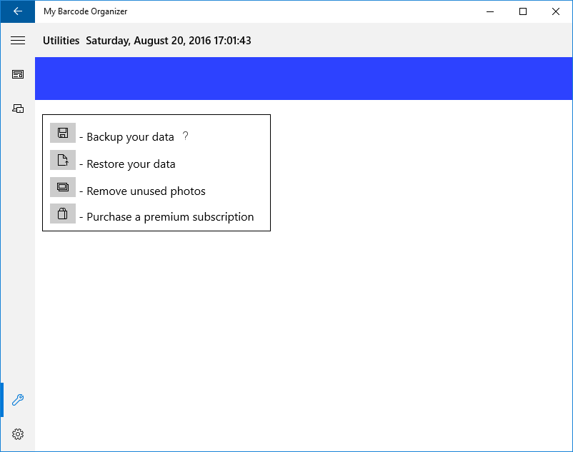 Stembridge Software - My Education Organizer - Getting Started