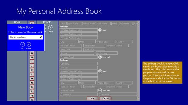 Stembridge Software - My Personal Address Book - Getting Started